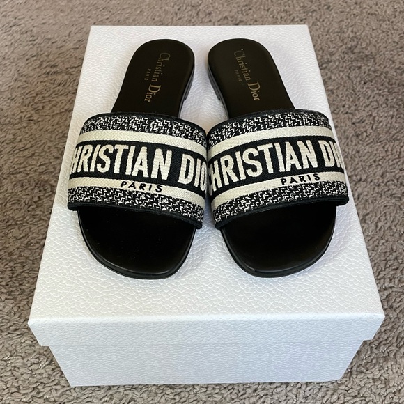 Dior | Shoes | Christian Dior Dway Slides | Poshmark
